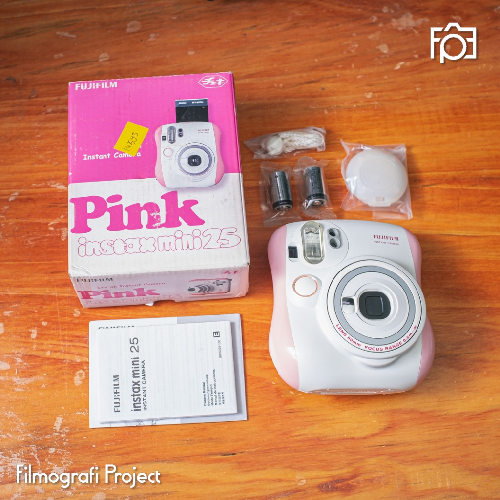 Jual Fujifilm Instax Mini 25 Pink / Flash OFF - (BNOB Ex Display) LIKE ...
