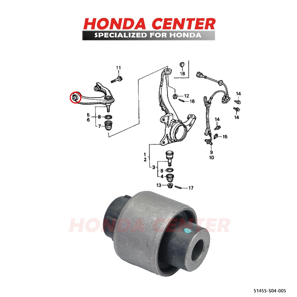 Jual bushing bush bosh bos karet up upper arm sayap depan atas crv old ... Jual bushing bush bosh bos karet up upper arm sayap depan atas crv old ...