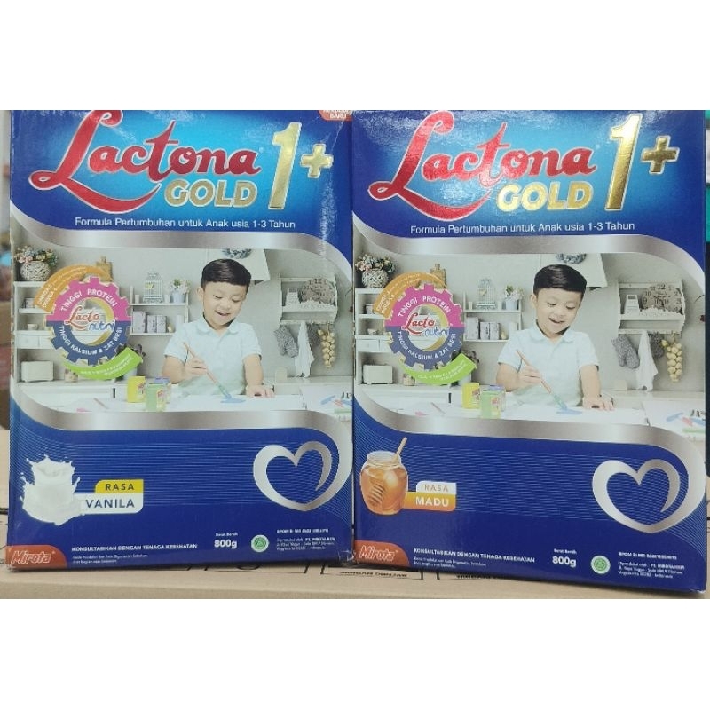 Jual Lactona gold 1+ rasa Vanila / Madu 800gr | Shopee Indonesia
