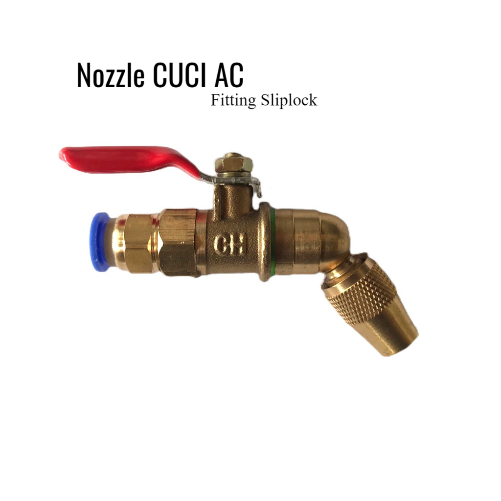 Jual water gun semprotan sprayer cuci AC dengan konektor slip lock ...