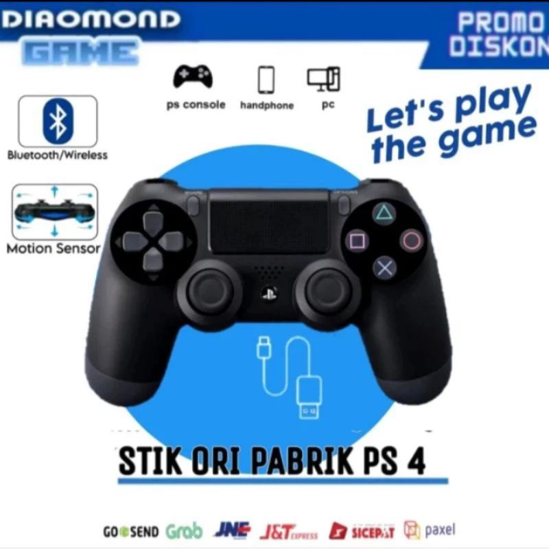 Jual Stik Stick Ps4 Ds4 Light Bar + Free Kabel Charger + Dus Stik ...
