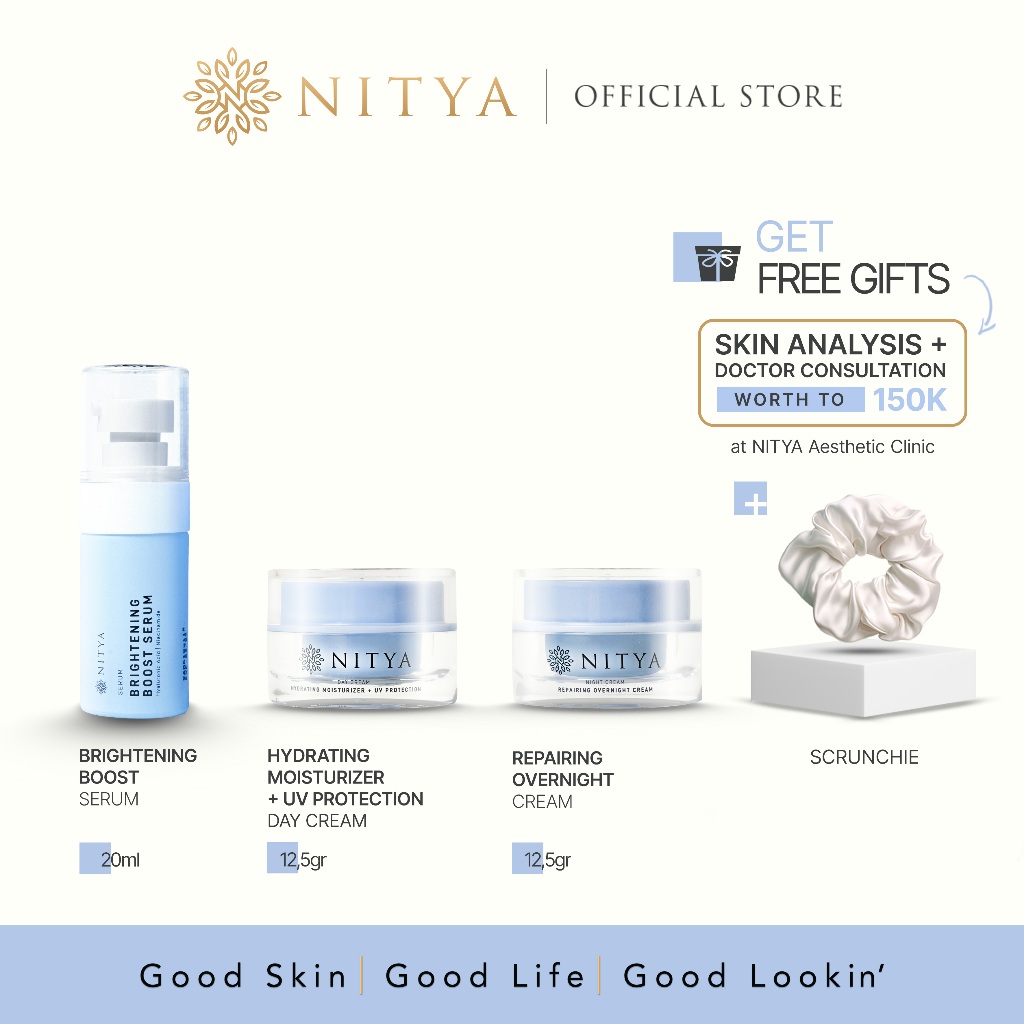 Jual NITYA - 3in1 Bundle Boost and Glow All Day Long | Brightening ...