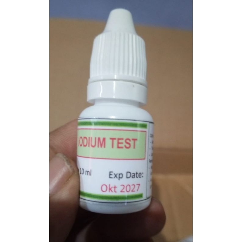 Jual TEST GARAM BerYODIUM atau IODIUM TEST 10 ml/ btl | Shopee Indonesia