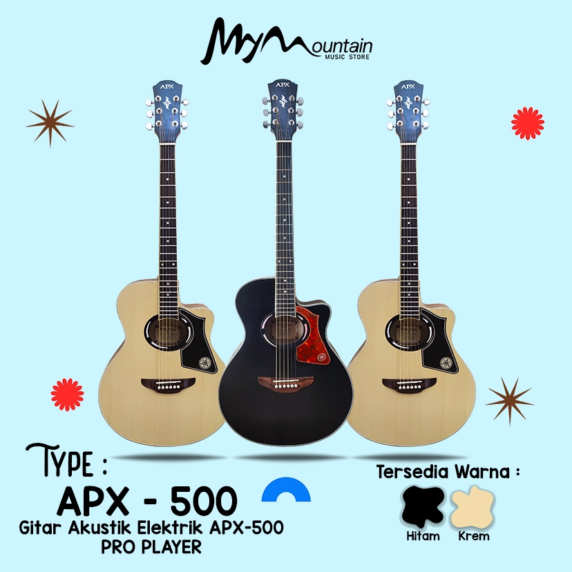 Jual Gitar Apx Pro Player Akustik Elektrik 7545R Double Run Neck Utuh ...