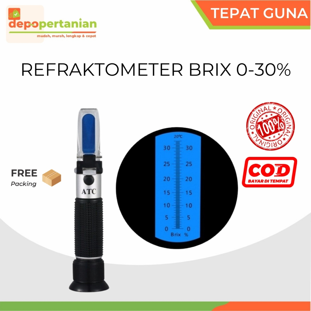 Jual Depo Pertanian - Refractometer Brix 0-32% Alat Ukur Kadar Gula ...