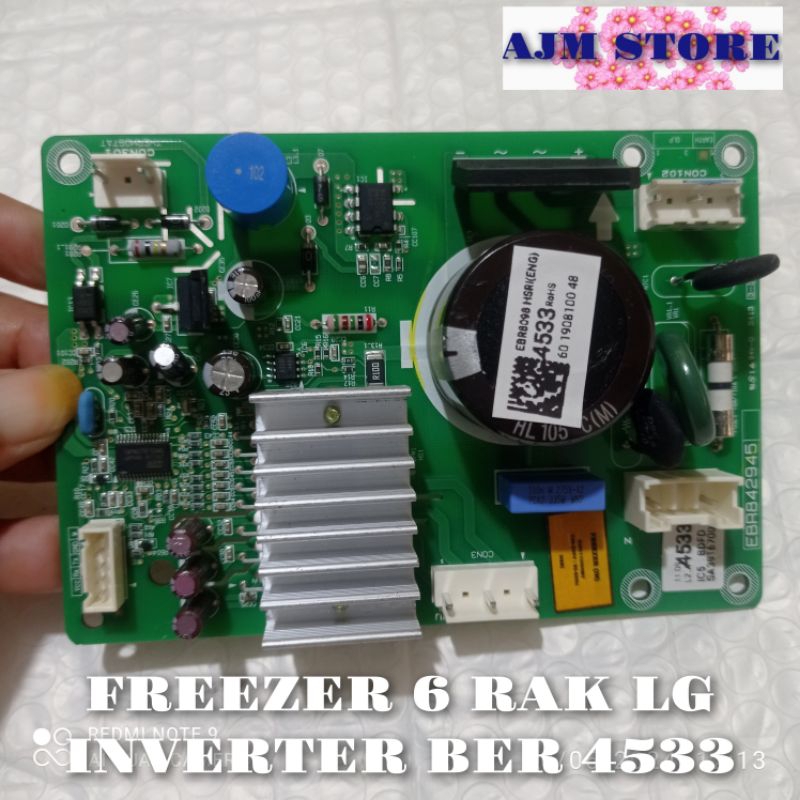 Jual MODUL PCB FREEZER INVERTER 6 RAK EBR 4533 ORIGINAL | Shopee Indonesia