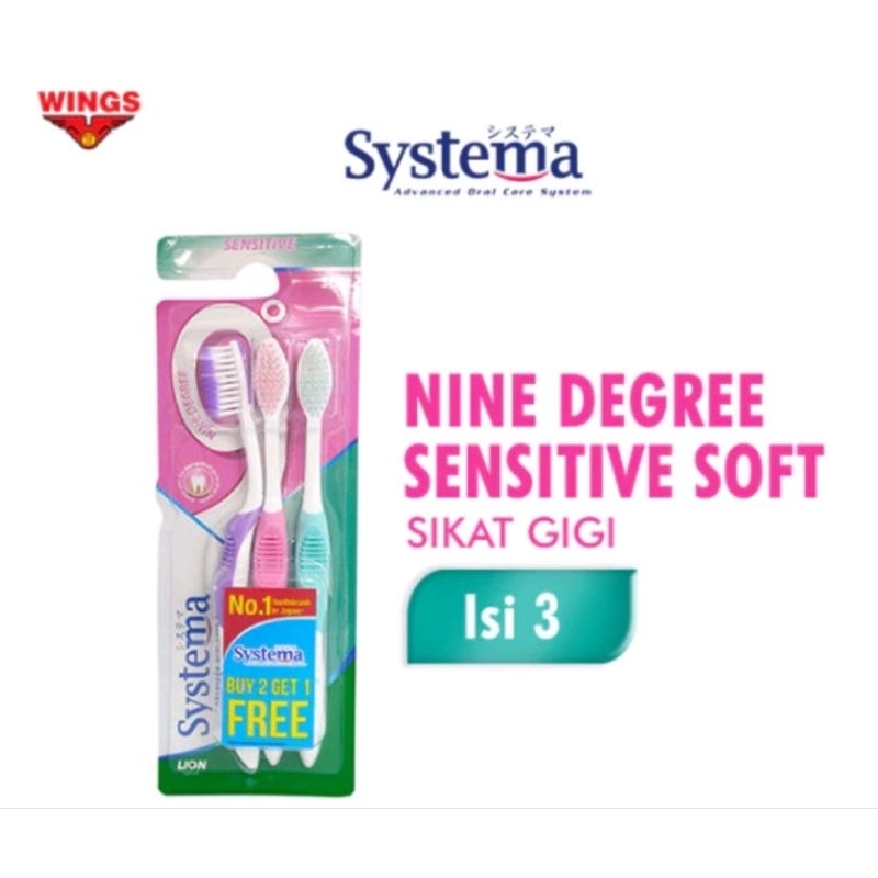 Jual Systema nine degree sensitive soft perpack isi 3pcs | Shopee Indonesia