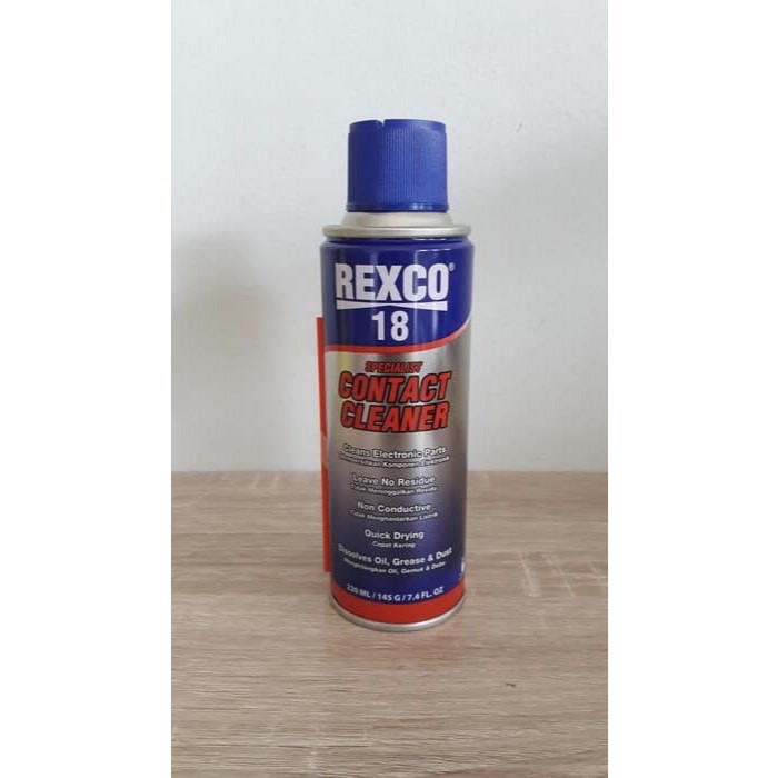 Jual Rexco 18 Contact Cleaner 220 ML pembersih elektrik dan elektronik ...