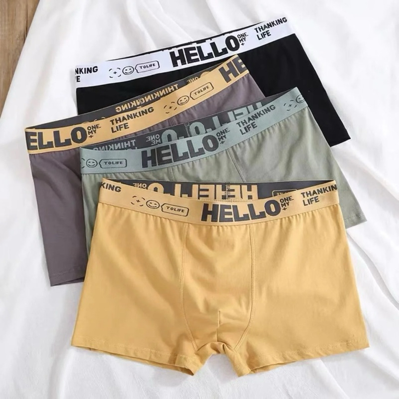 Jual (12 Pcs) CELANA DALAM PRIA BOXER HELLO CD LAKI LAKI IMPORT 3105 ...