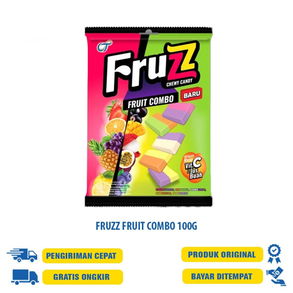 Jual Permen FRUZZ Fruit Combo - ( HARGA PER BUNGKUS ) | Shopee Indonesia