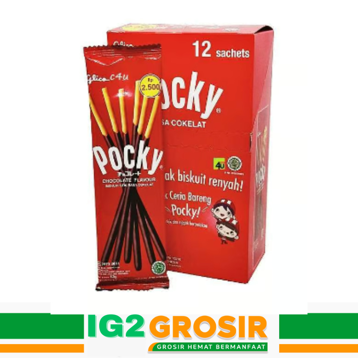 Jual Pocky Coklat Sachet per PAK | Shopee Indonesia