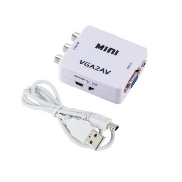 Jual VGA to AV Konverter VGA to RCA Video Converter Full HD High ...