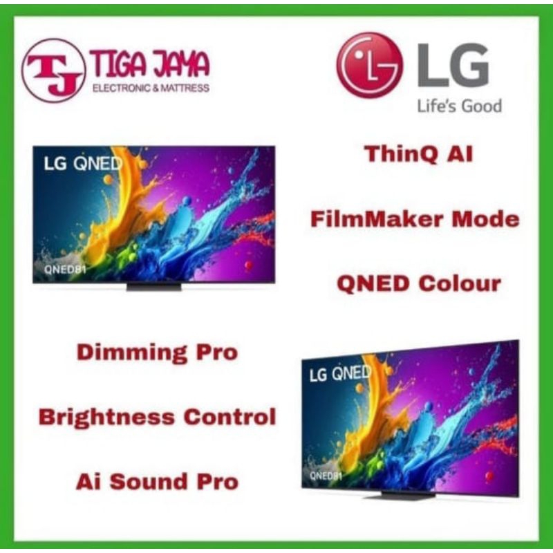 Jual LG 86QNED80 LED QNED TV 86 INCH 4K UHD SMART TV LG 86QNED80TSA ...