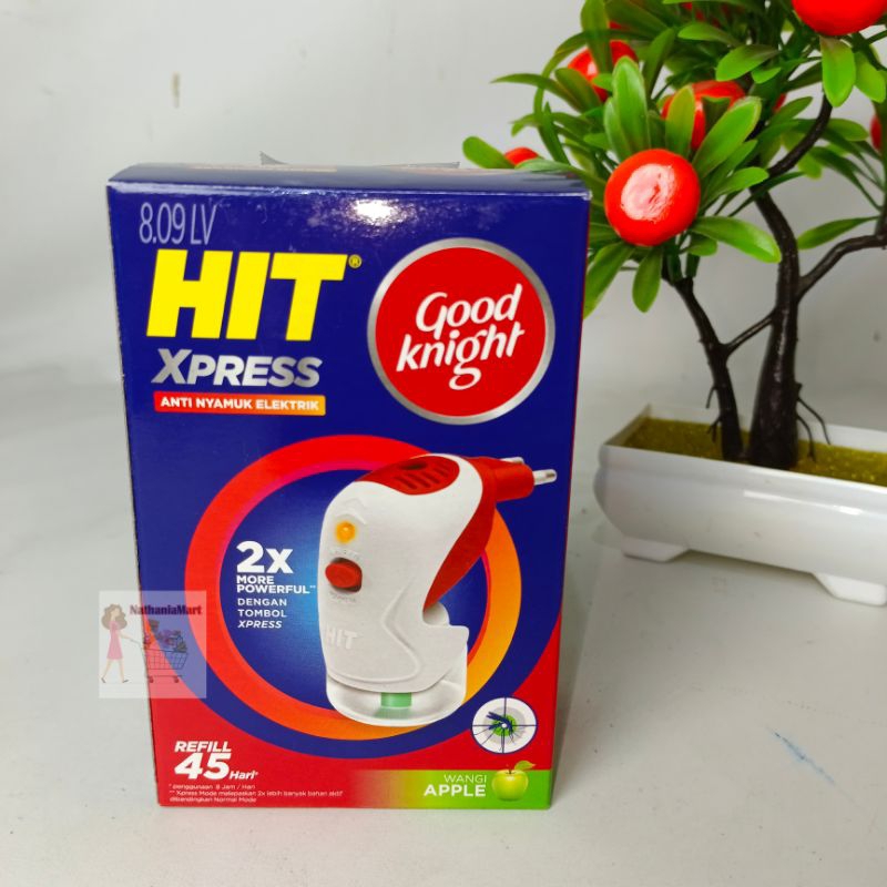 Jual Hit Good Knight Xpress Set Termasuk Reffill / Obat Nyamuk Elektrik ...