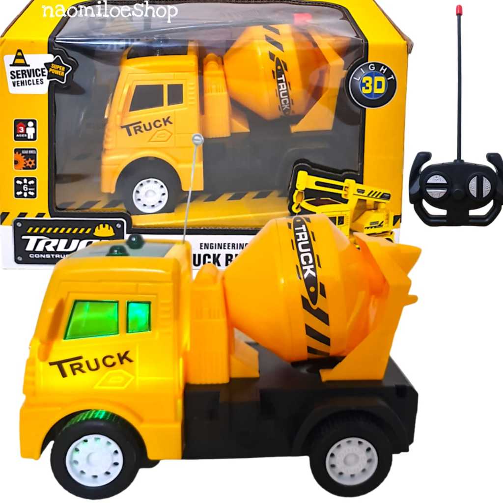 Jual RC MOLEN MECHANICAL mainan mobil molen city truck builder remote ...