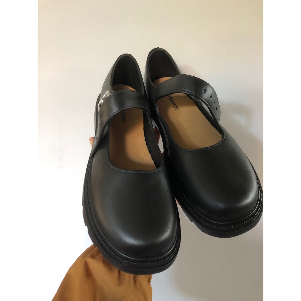 Jual Rubber Mary Jane Shoes Black | Shopee Indonesia
