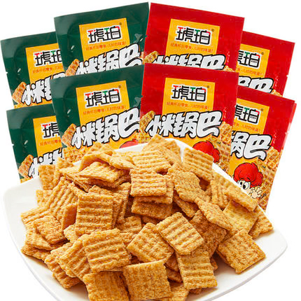 Jual 琥珀小米锅巴 22g HUPO rice crust rice creaker cemilan jadul china guoba ...