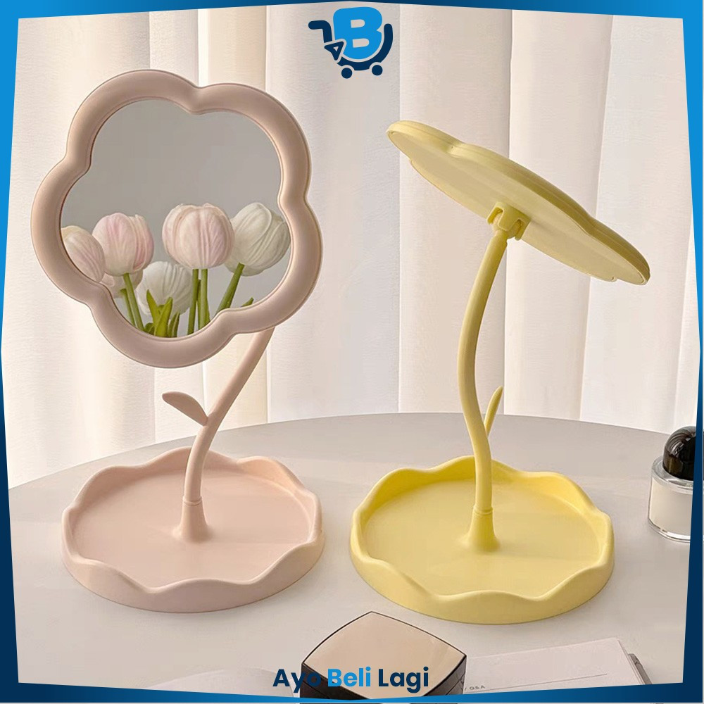 Jual Stand Mirorr Flower Kaca Meja Rias Serbaguna / Cermin Bunga ...
