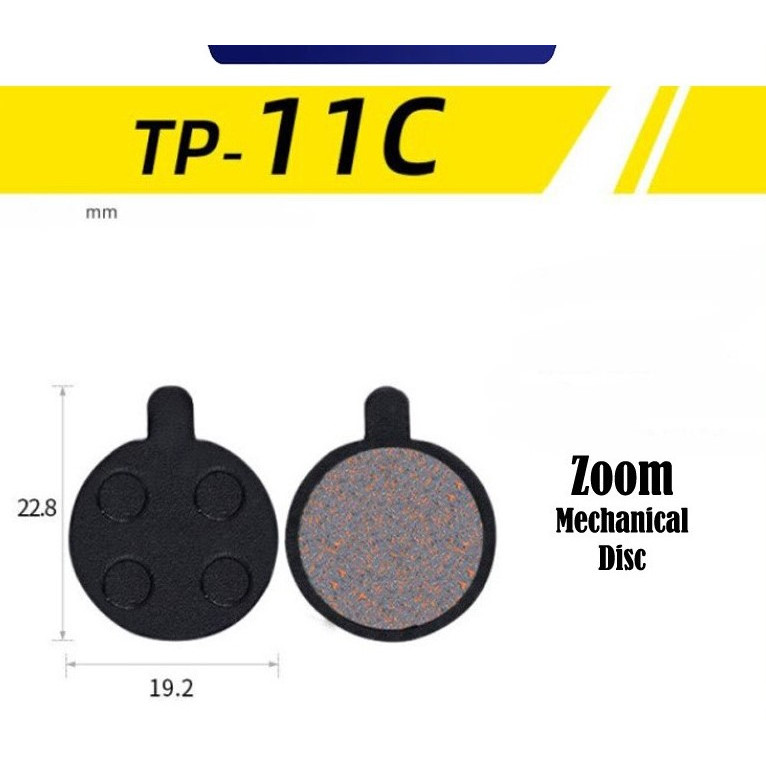 Jual Toopre TP-11C Kampas Rem Brake Pad Zoom Mekanik disk | Shopee ...