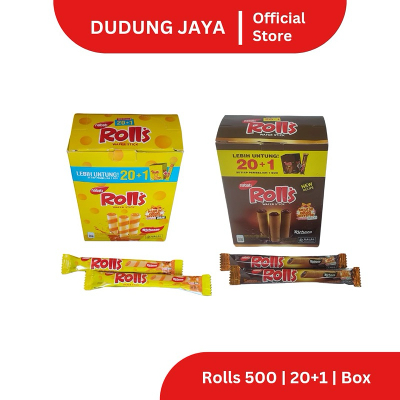 Jual RICHEESE NABATI WAFER STICK ROLLS KEJU NABATI ROLLS BOX ISI 10PCS ...