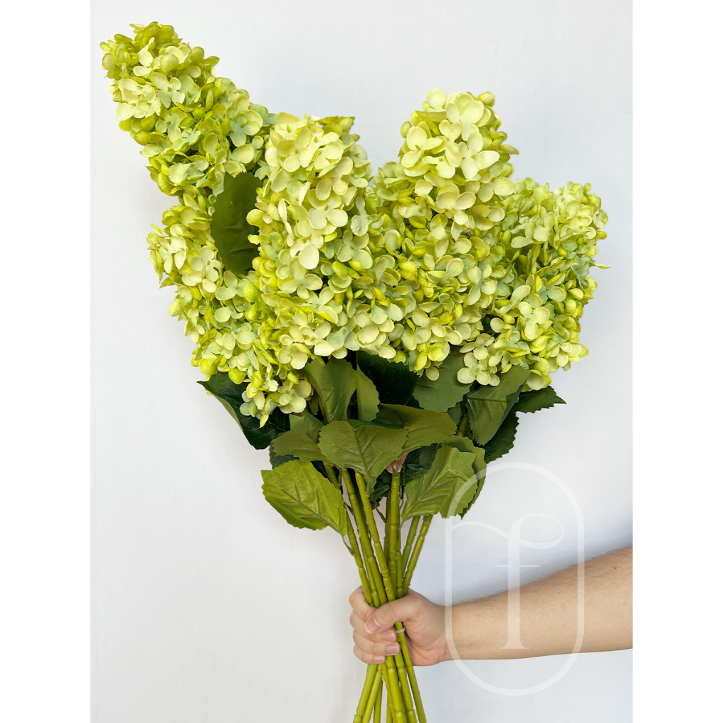 Jual Bunga Palsu / Bunga Hijau / Bunga Green / Bunga Faux Hydrangea ...