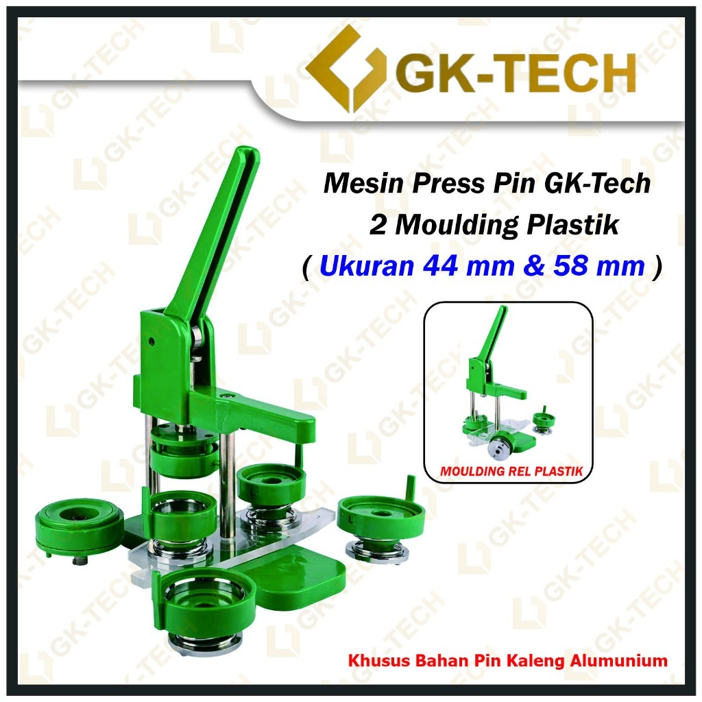 Jual Mesin Alat Press Pin SUN GK-TECH Moulding 44 dan 58 mm | Shopee Indonesia