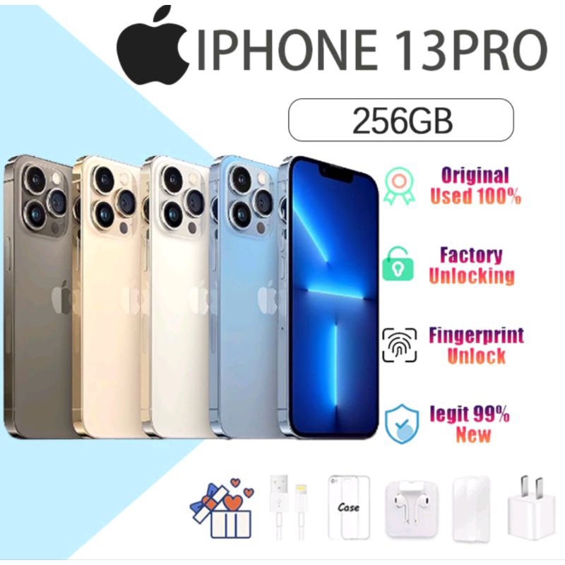 Jual APPLE IPHONE 13 PRO 256GB ORIGINAL MULUS GOOD CONDITIONS NO RECOND NO REFURBISH FULLSET ...