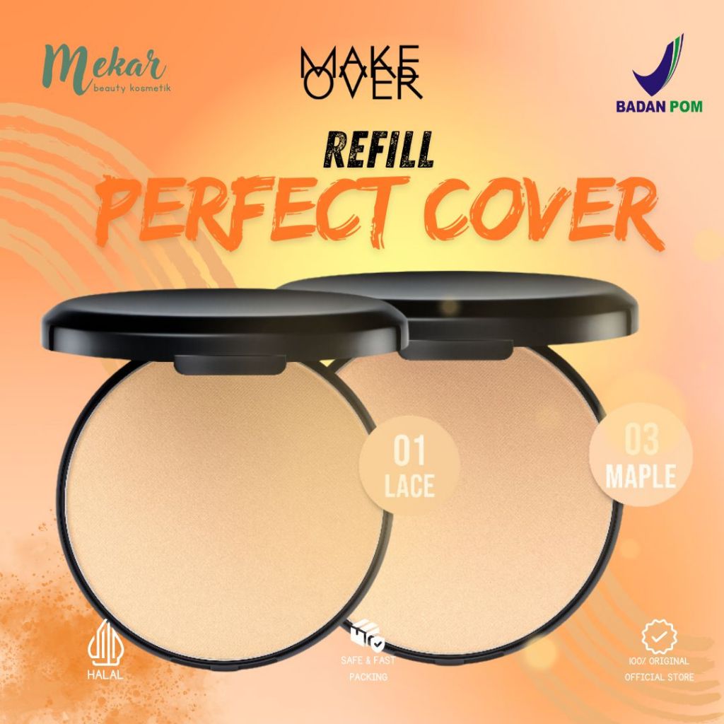 Jual MAKE OVER Perfect Cover TWC Refill 12g | Bedak Padat | Refill ...
