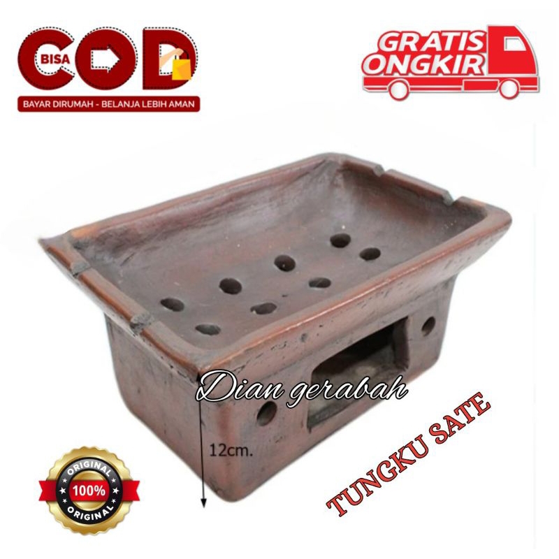 Jual PANGGANGAN SATE ANGLO SATE BAKAR SATE TANAH LIAT GERABAH SATE ...