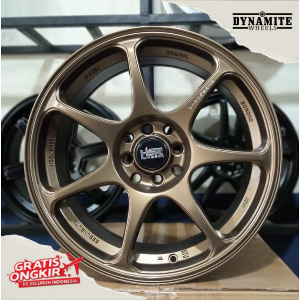 Jual Velg Ring 15 Agya Calya Splash Vios Velg Pelek Mobil HSR SEBUNSUTA JA136 R15 Warna Bronze ...