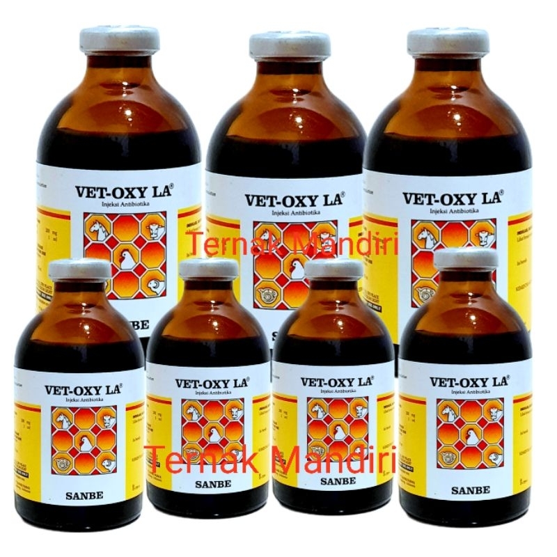 Jual Vet Oxy La 50ml 100ml Obat anti infeksi bakteri untuk hewan ...