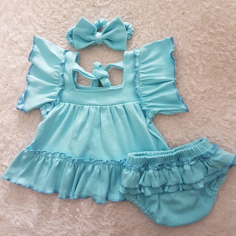 Jual Baju Bayi Stelie Rok Set | Shopee Indonesia