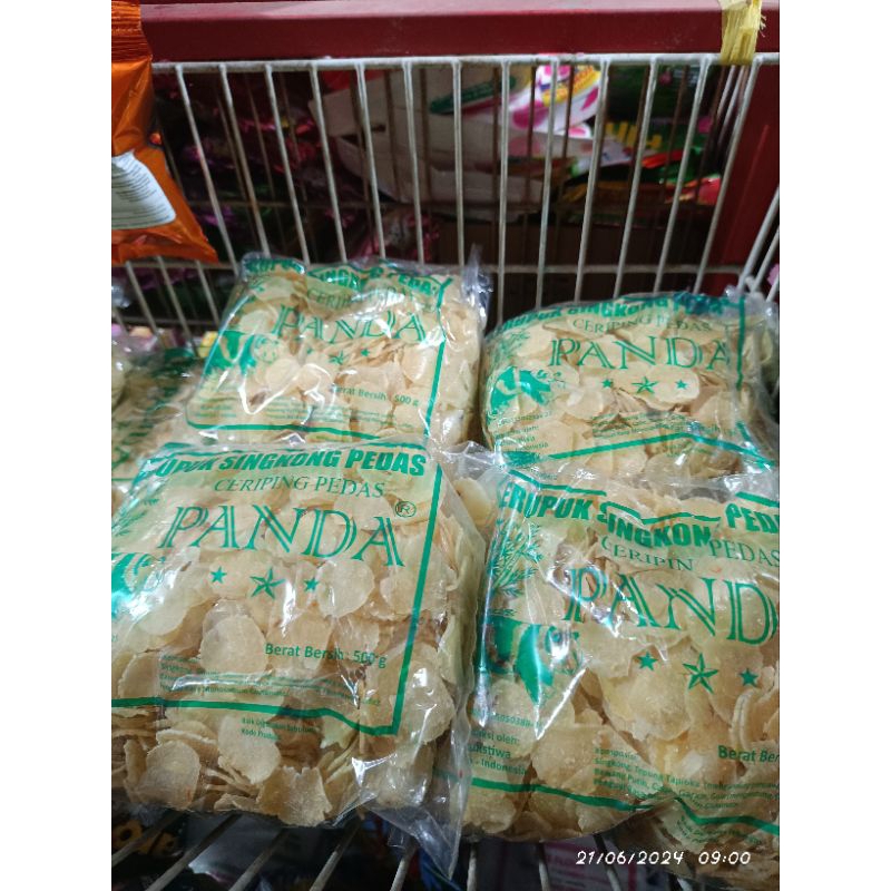 Jual Kerupuk Singkong Pedas Panda | Shopee Indonesia