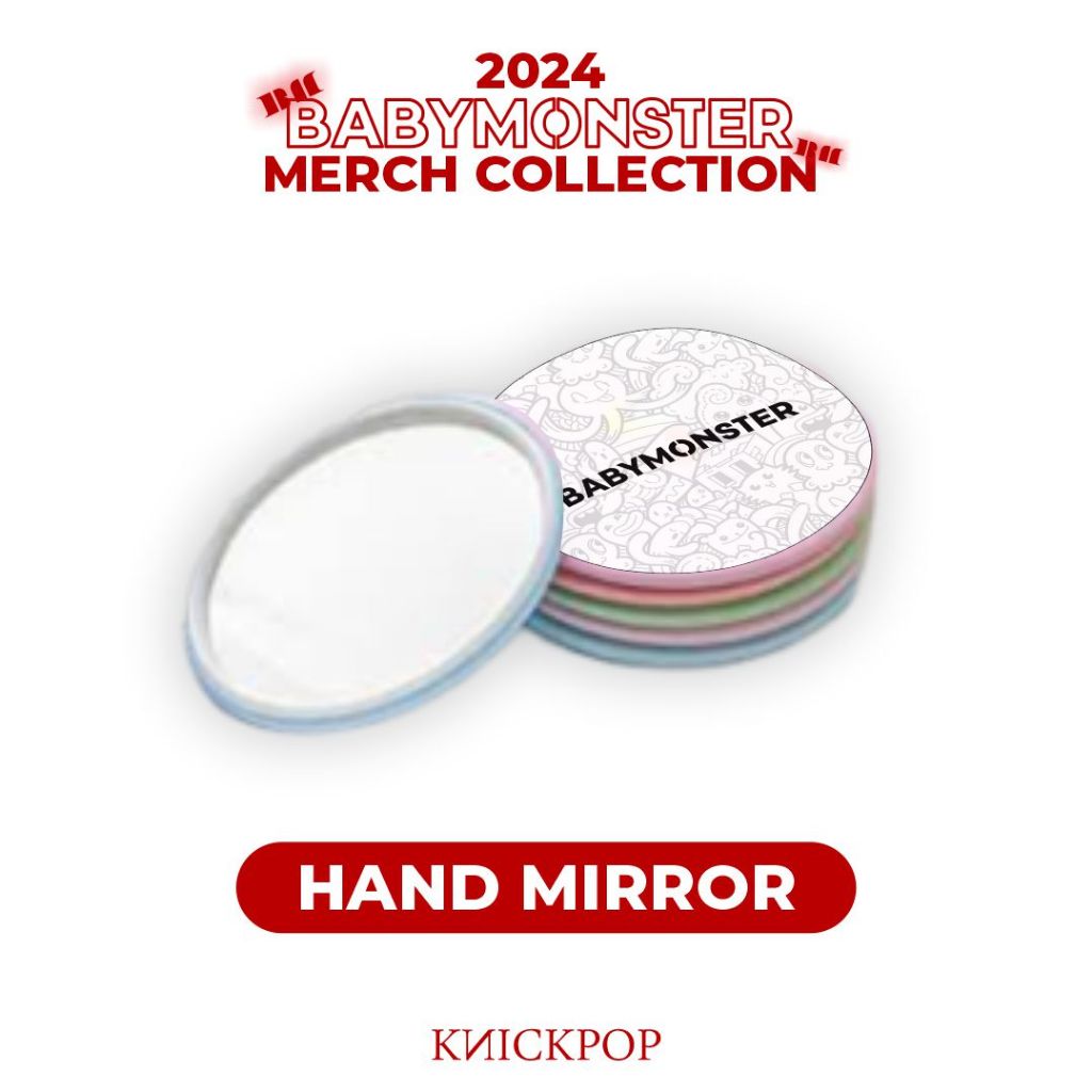 Jual BABYMONSTER HAND MIRROR MERCH BY KNICKPOP | Shopee Indonesia