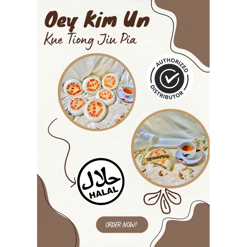 Jual Kue Bulan Oey Kim Un / Mooncake / Tong Ciu Pia Halal - Varian Rasa ...