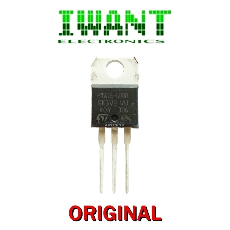 Jual BTA16 BTA16-600 ORIGINAL BTA16-600B TRIAC BTA16 16A 600V | Shopee Indonesia