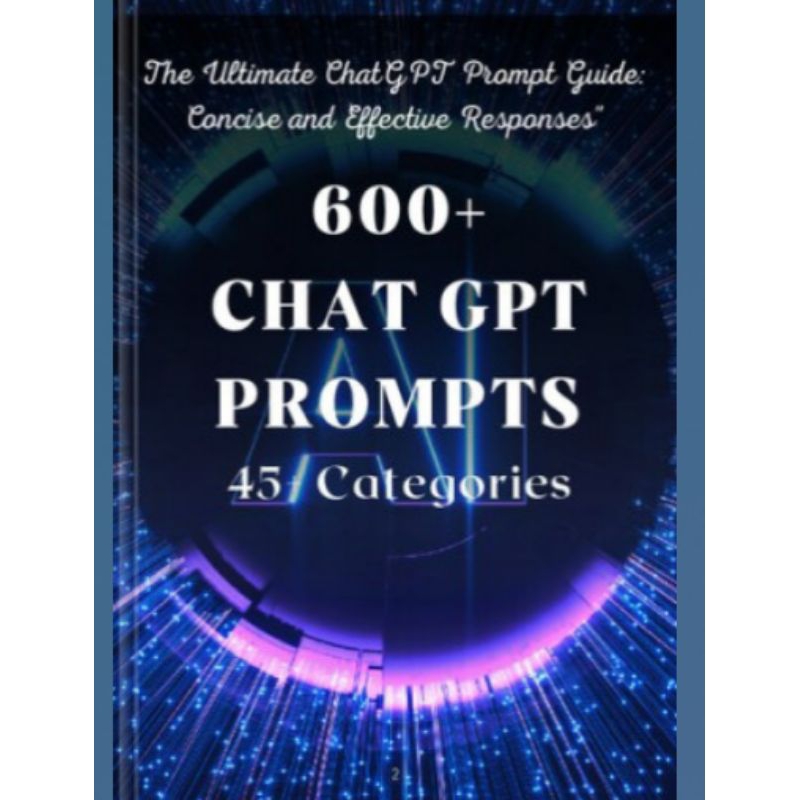 Jual buku 600+ ChatGPT Prompts | Shopee Indonesia