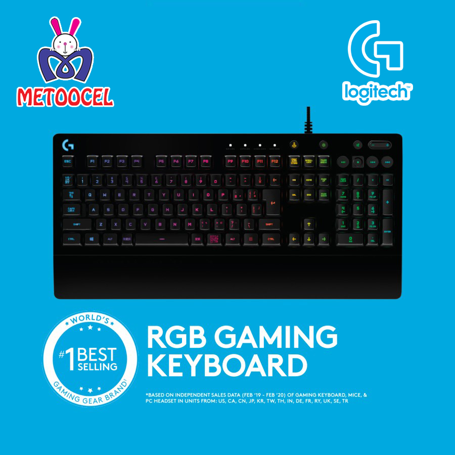 Jual Logitech G213 Keybord Gaming Keyboard Prodigy RGB Gamer | Shopee ...