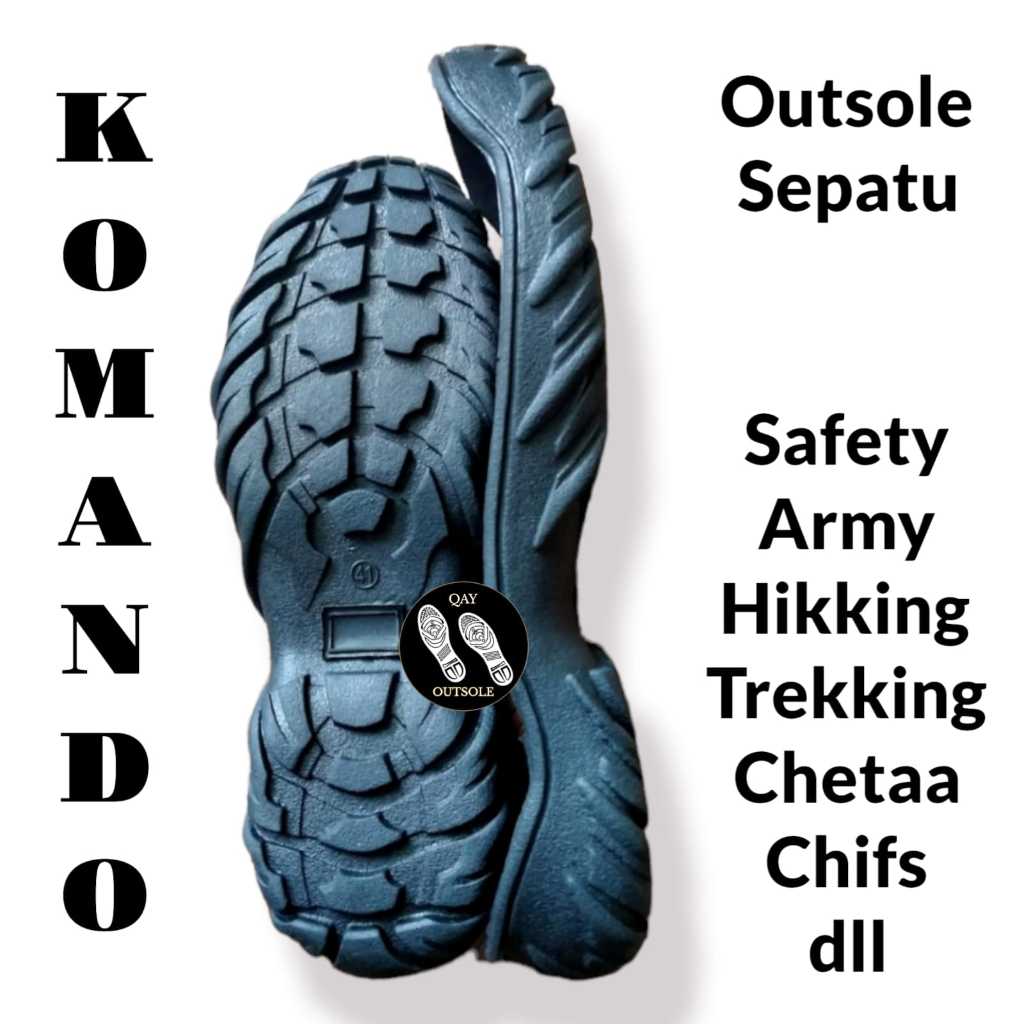 Jual Outsole sepatu safety alas sepatu cheetah polri tni king pdl ...