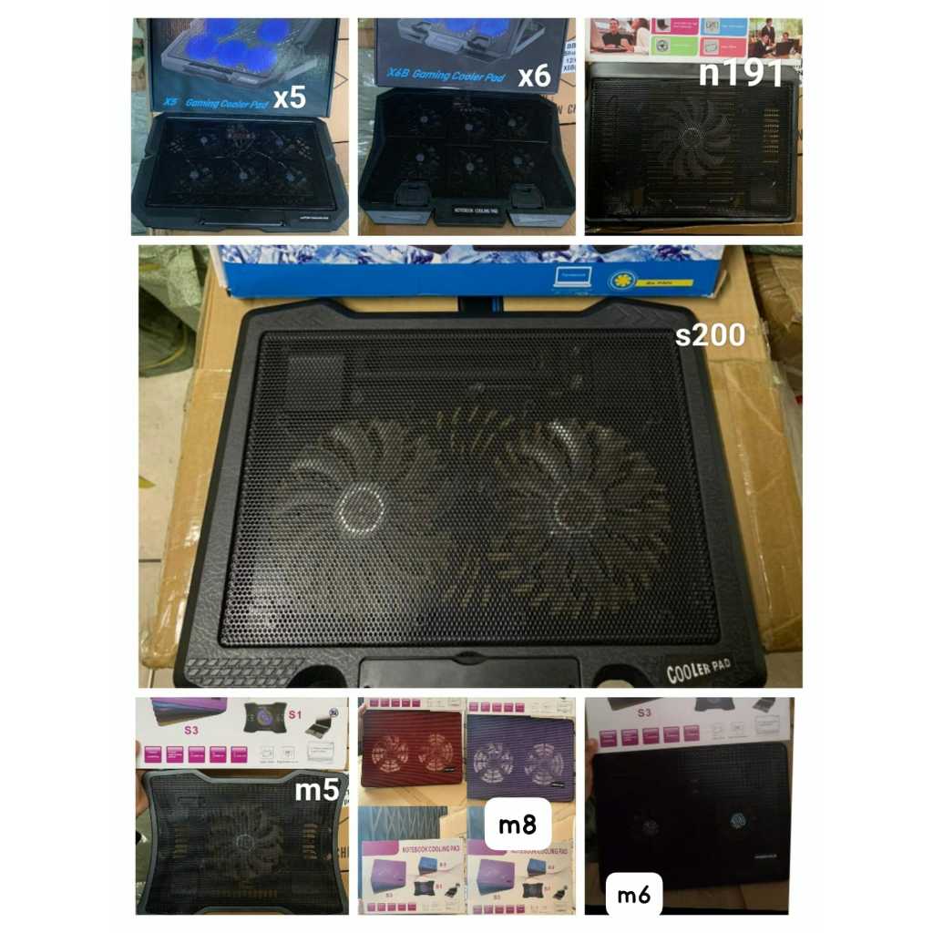 Jual Colling pad m5,m6,m8,s200,x5,x6 cooler laptop / Cooling Pad Laptop ...