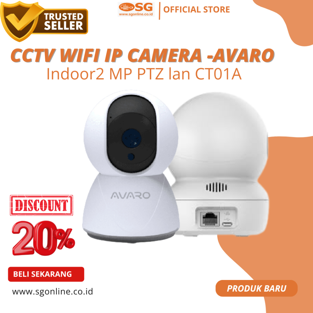 Jual AVARO Smart CCTV WIFI IP Camera CCTV Indoor 2MP PTZ INDOOR - KAMERA SAJA | Shopee Indonesia