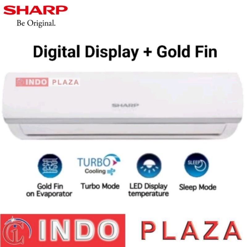 Jual AC SHARP 1/2 PK AH-A5ZCYN/ZCY GOLD FIN ANTI KARAT | Shopee Indonesia