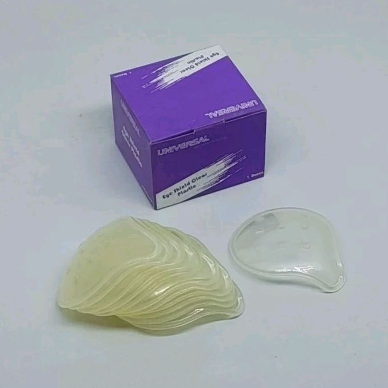 Jual Alat Medis Universal Eye Shield Clear Plastic ( box 12 pcs ) | Shopee Indonesia