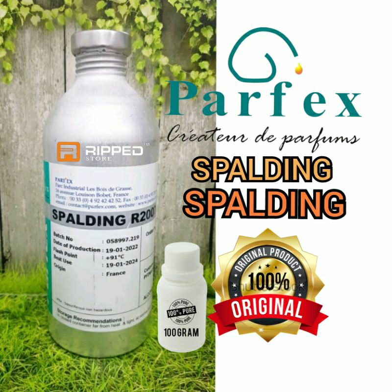 Jual (100 ML) BIBIT PARFUM MURNI SPALDING BY PARFEX ORIGINAL | Shopee ...