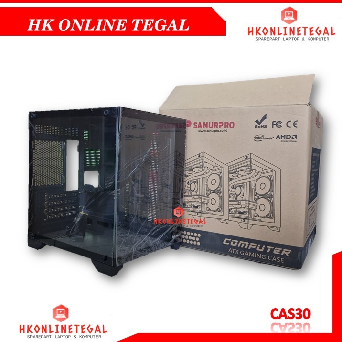 Jual Casing PC Gaming ATX Sanurpro Luxco J270 - Hitam | Shopee Indonesia