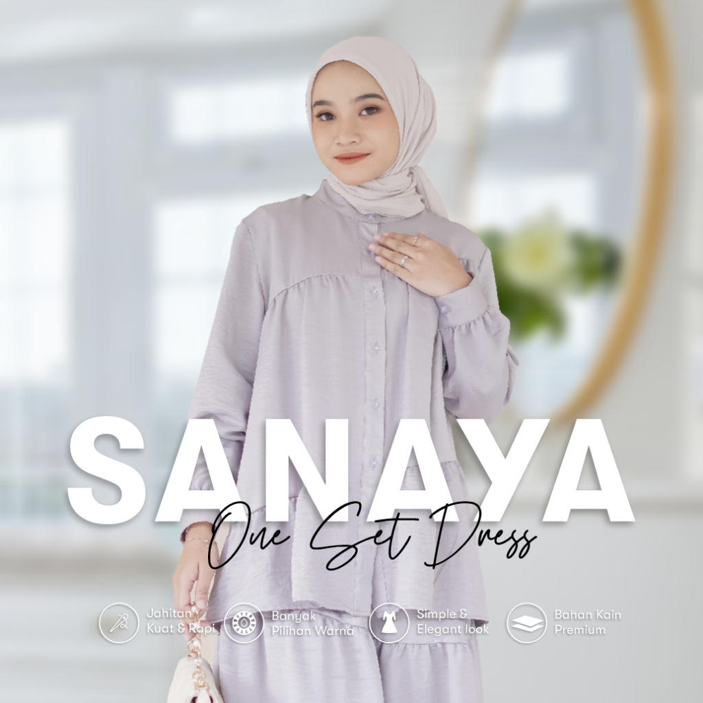 Jual One Set Wanita Hijab Kekinian - Baju setelan wanita hijab - One ...