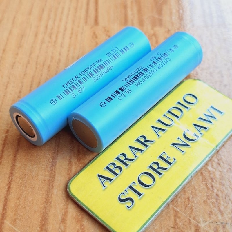 Jual Batre Baterai Lithium 18650 3200mAh 3,6V CMICR Battery Li-ion 3200 mAh Biru | Shopee Indonesia