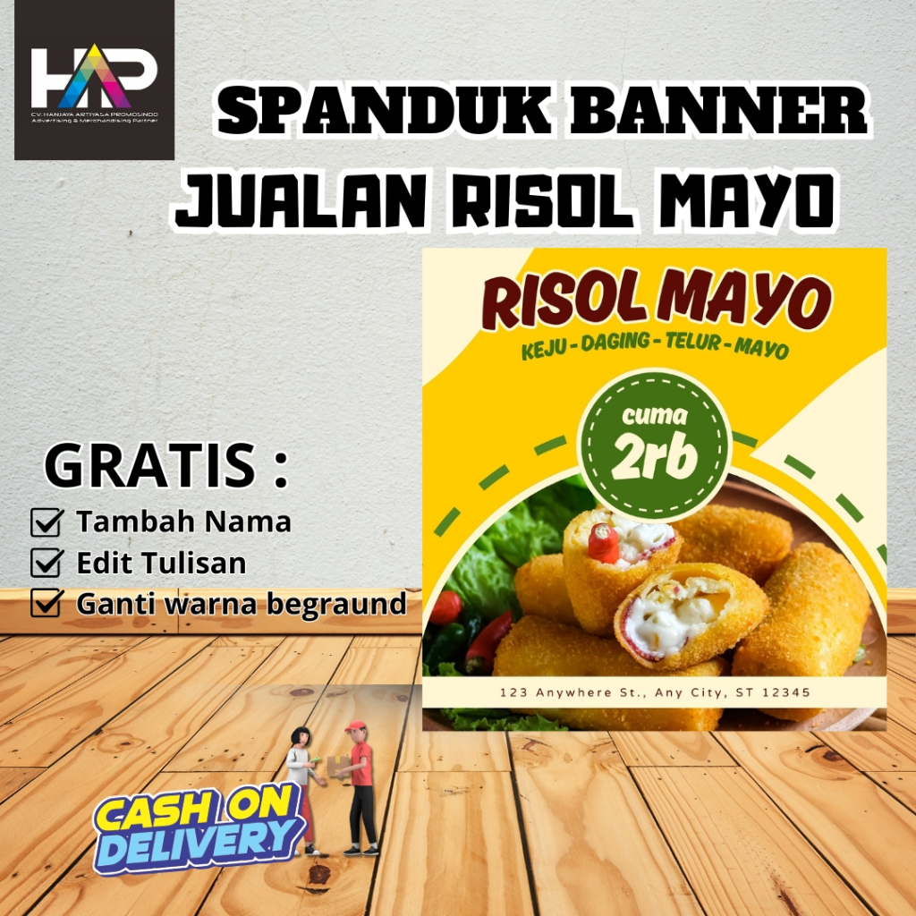 Jual TERMURAH - SPANDUK JUALAN RISOL MAYO | BANNER JUALAN JAJAN ...