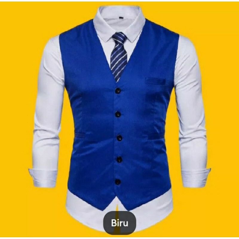 Jual Rompi Jas Pria - Vest Formal - Rompi Setelan Dalaman Jas | Shopee ...