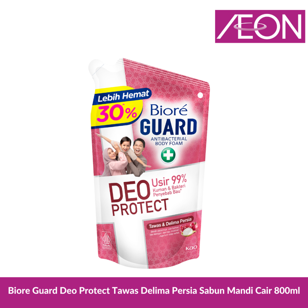 Jual Biore Guard Deo Protect Tawas Delima Persia Sabun Mandi Cair 800ml ...